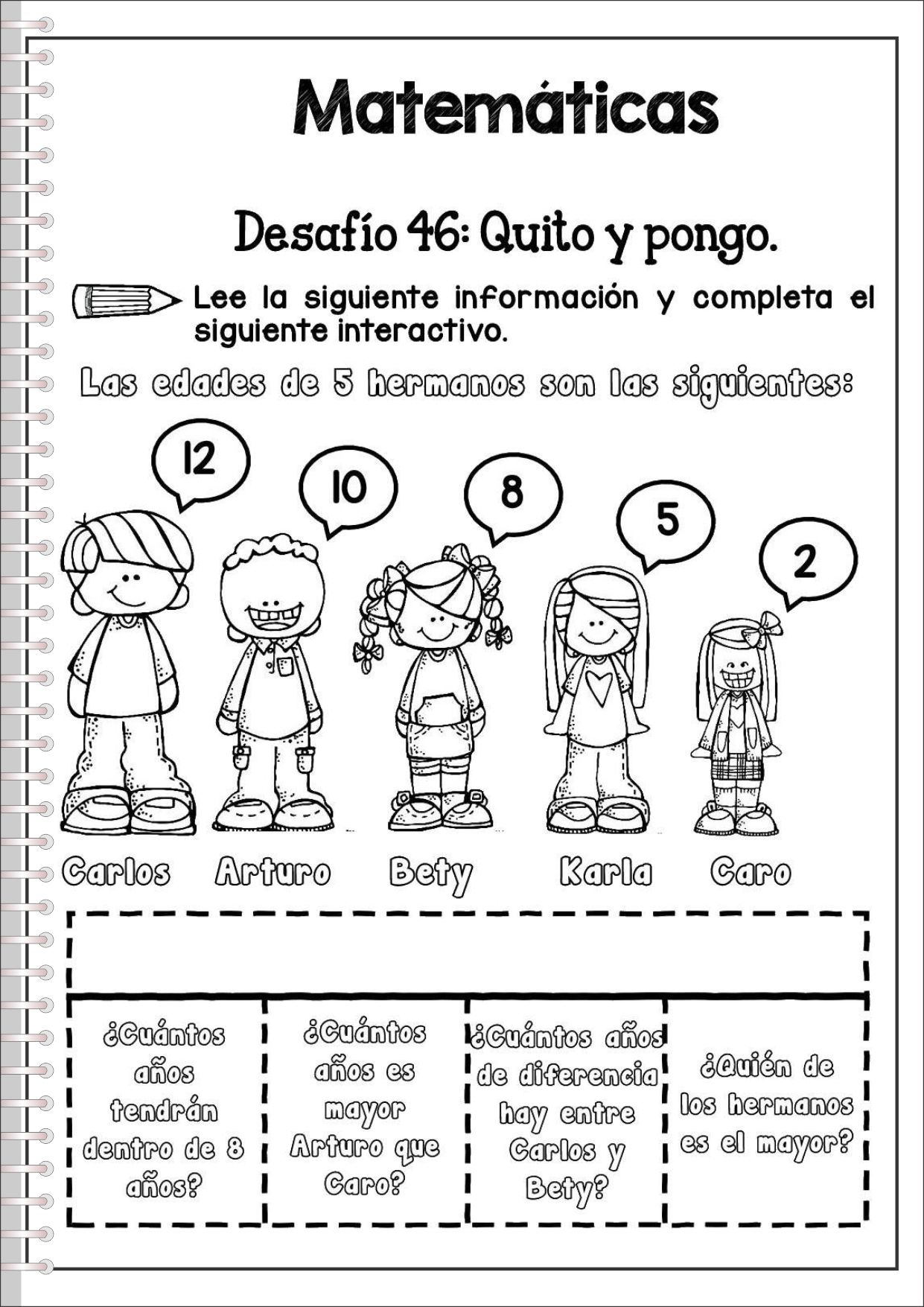 Cuadernillo de Repaso Escolar Primer Grado I Material Educativo