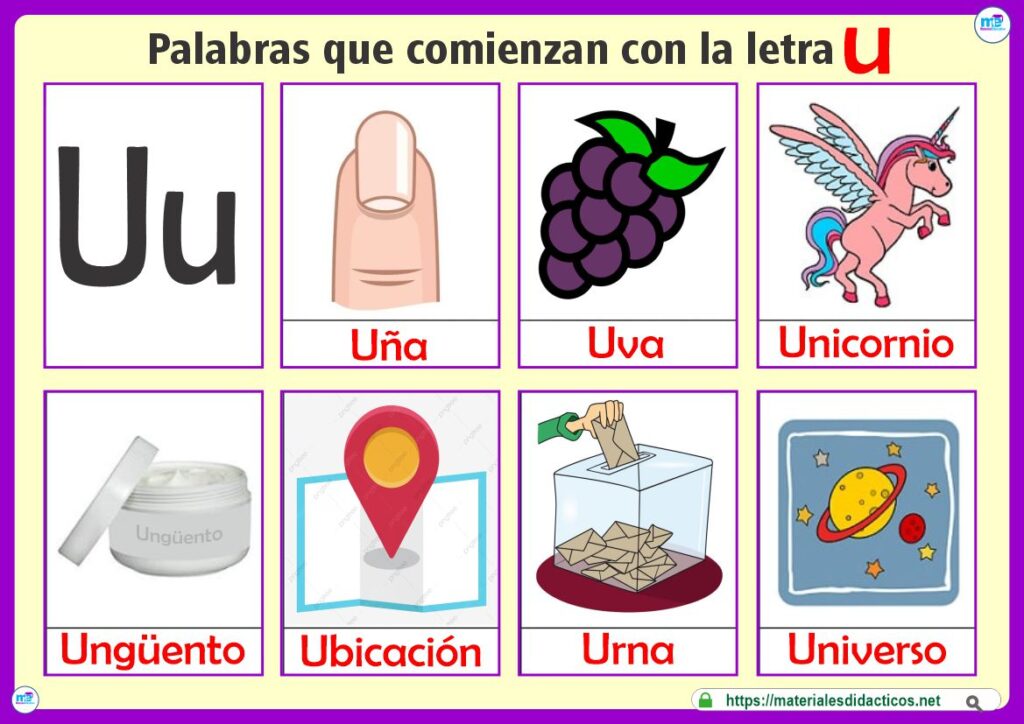 Palabras Que Comienzan Con La Letra A E I O U Material Educativo