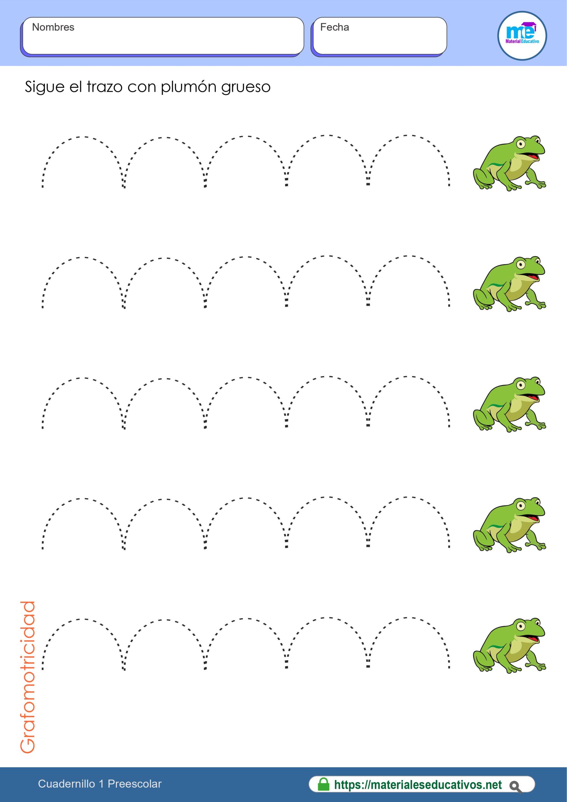 Cuaderno de Aprestamiento Grafomotricidad Preescolar - Materiales ...