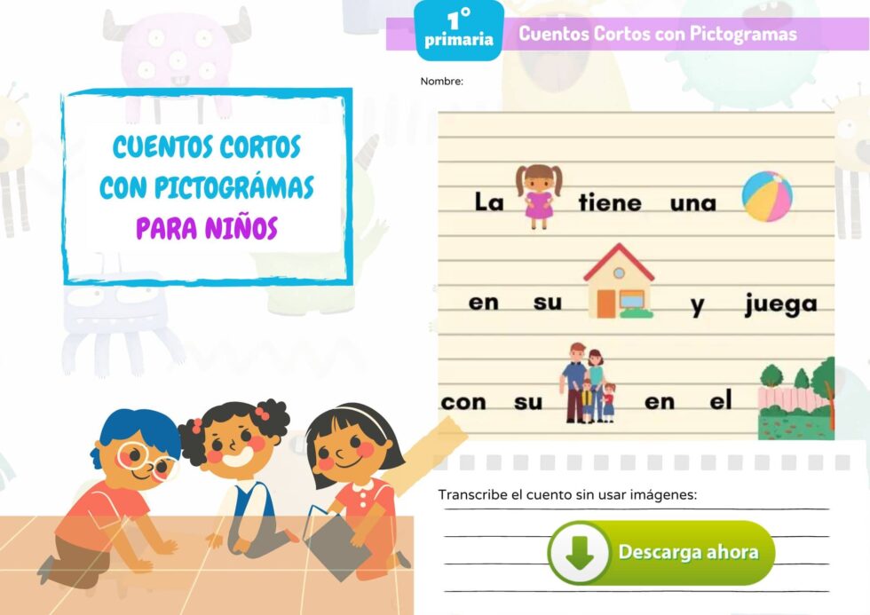 Libro de cuentos con pictogramas para Preescolar - Materiales Educativos