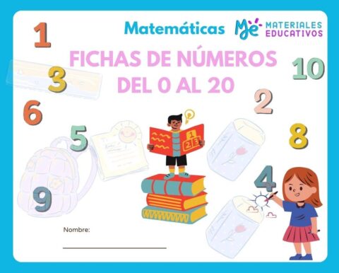 Fichas de numeros del 0 al 20 - Materiales Educativos