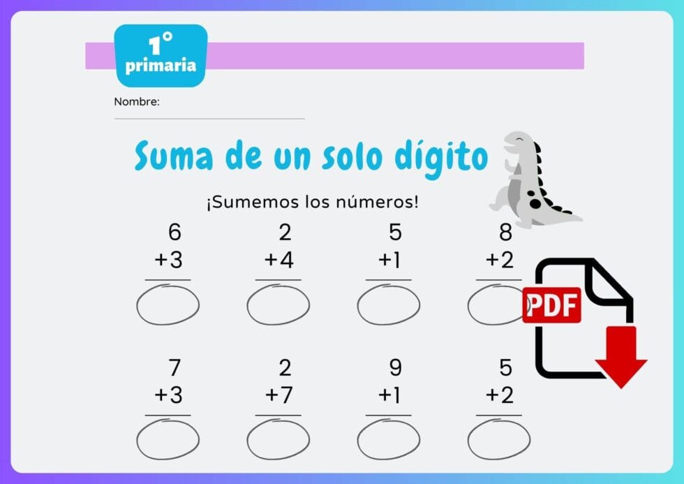 Matemática Cuaderno de Actividades: Sumas y Restas 1° Primaria ...
