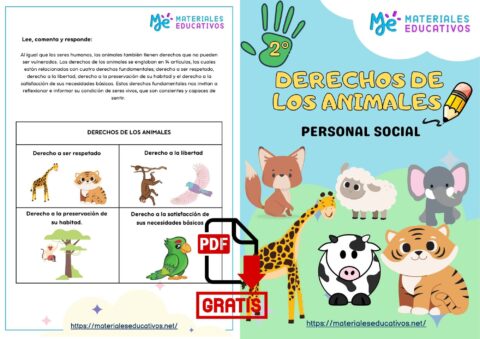 Fichas de Trabajo: Derechos de los animales - Materiales Educativos