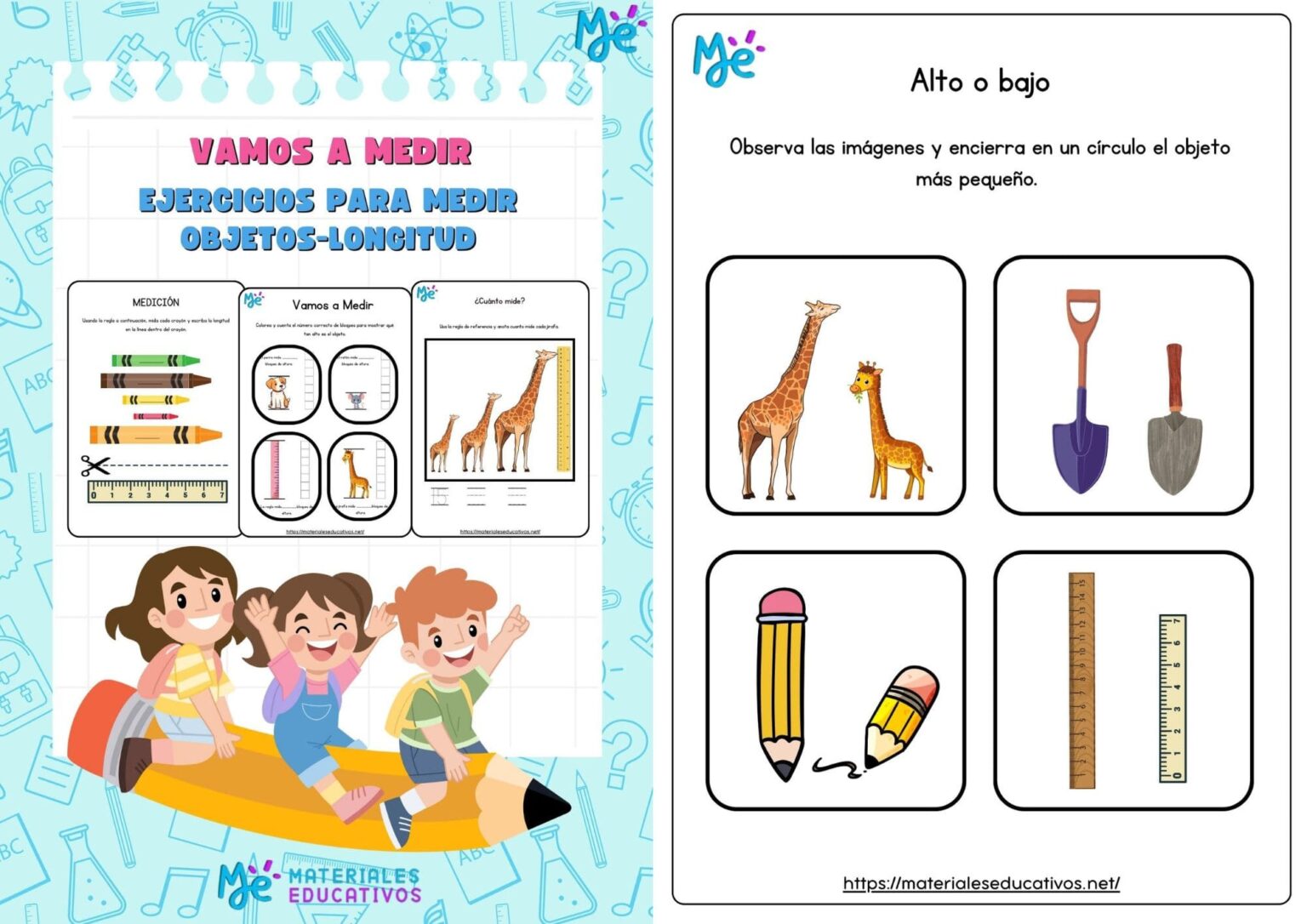 Ejercicios de Medidas de Longitug - Materiales Educativos