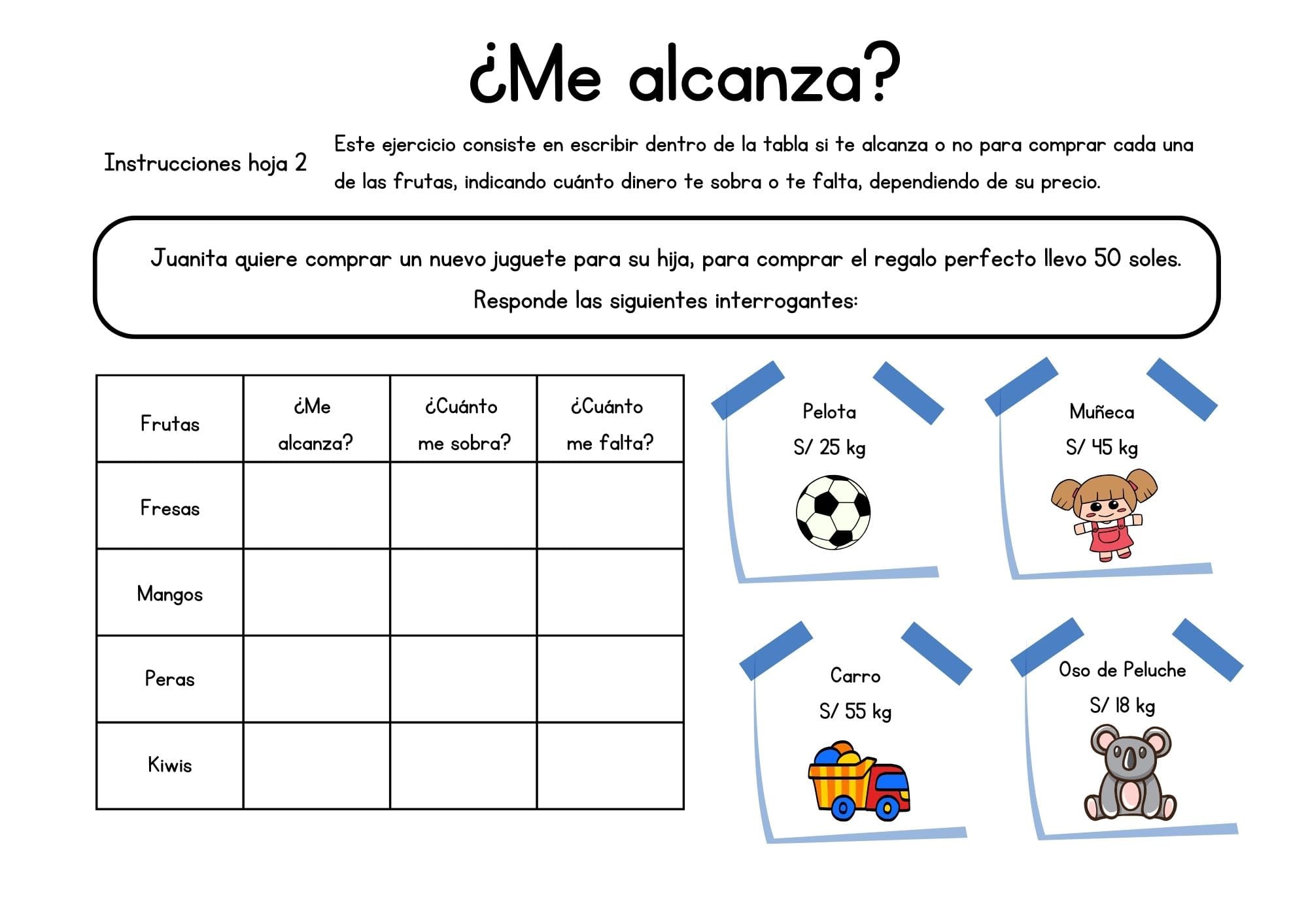 Problemas de Sumas Y restas - Materiales Educativos