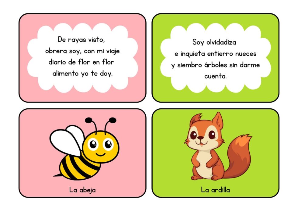Fichas de Adivinanzas Para Ninos - Materiales Educativos
